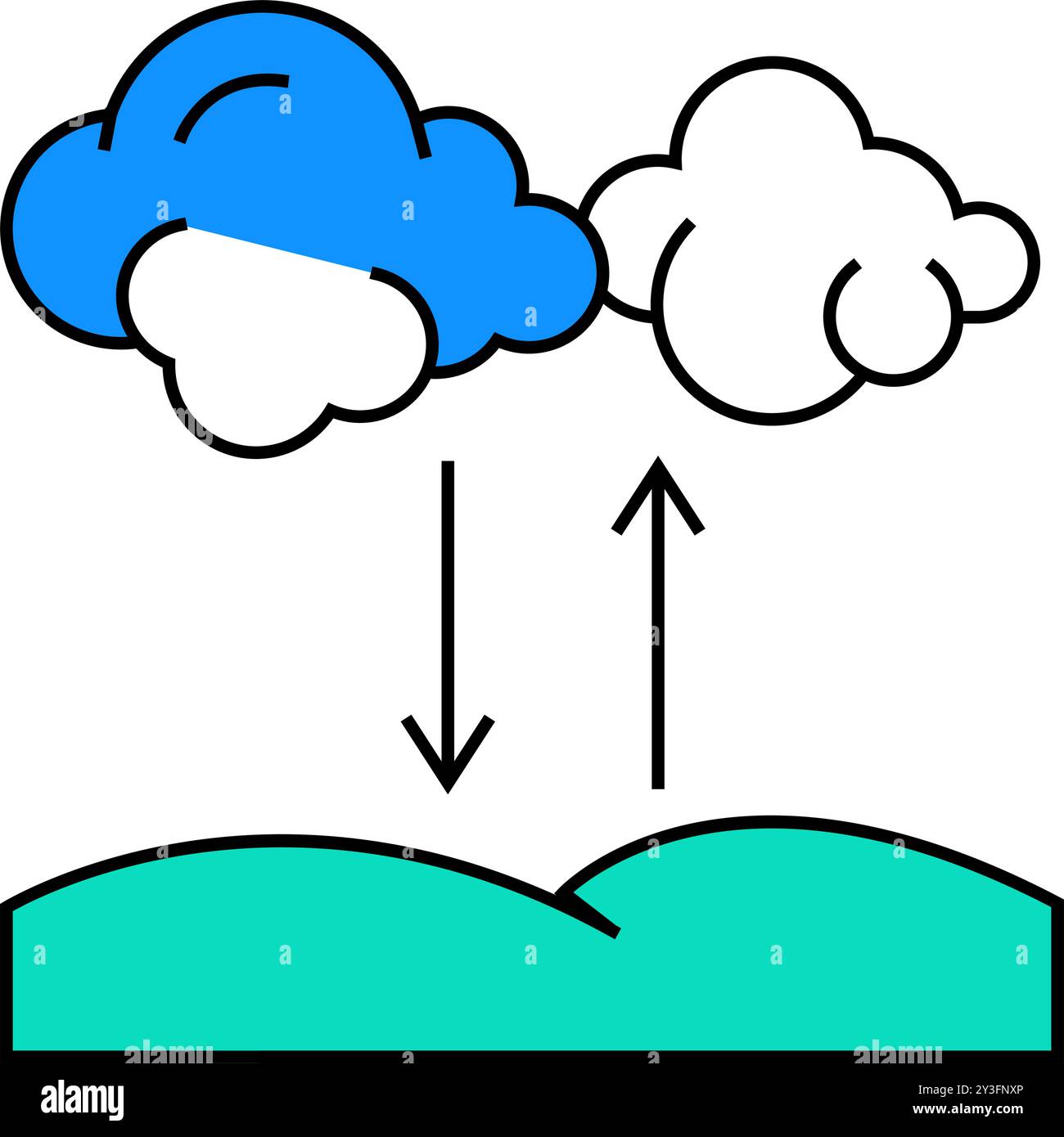 atmosphere pressure icon color illustration Stock Vector Image & Art ...