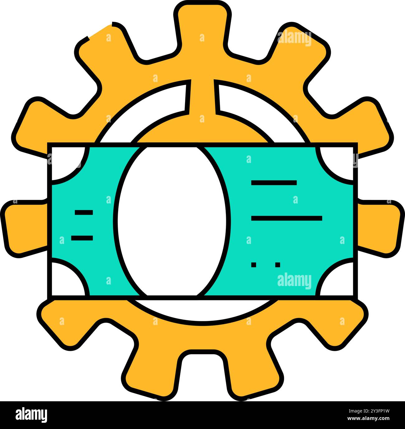 industrial profit icon color illustration Stock Vector Image & Art - Alamy