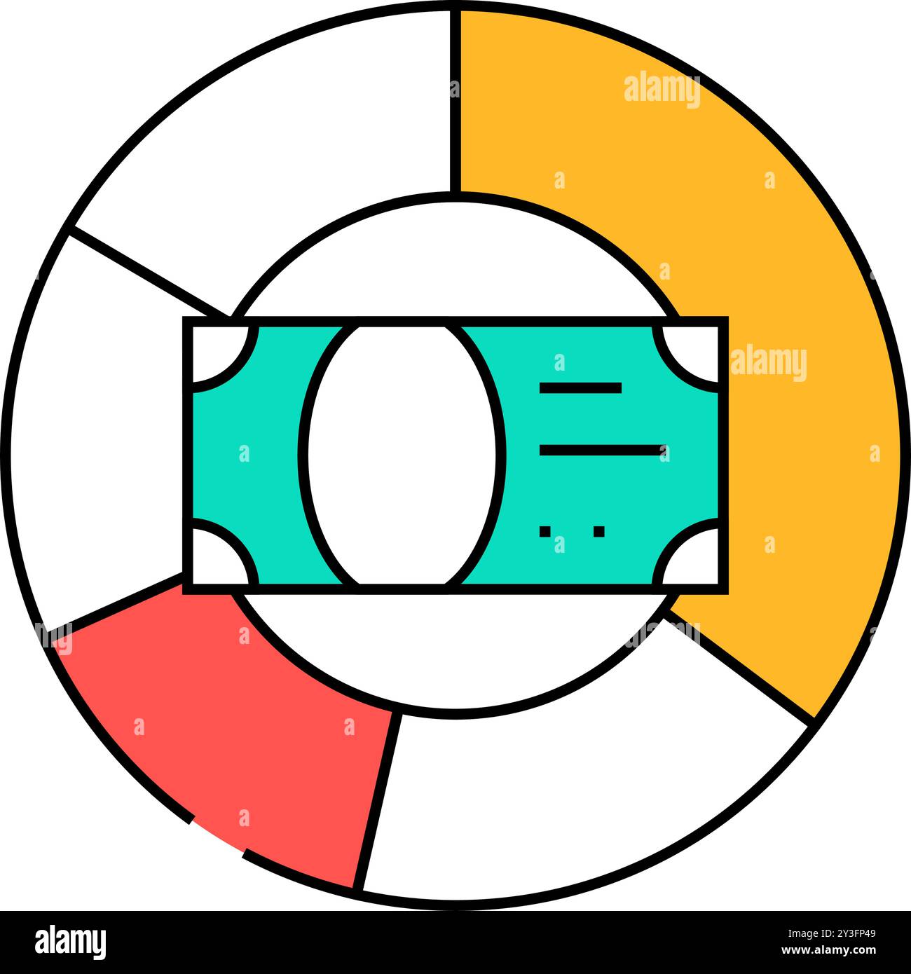 money control icon color illustration Stock Vector Image & Art - Alamy