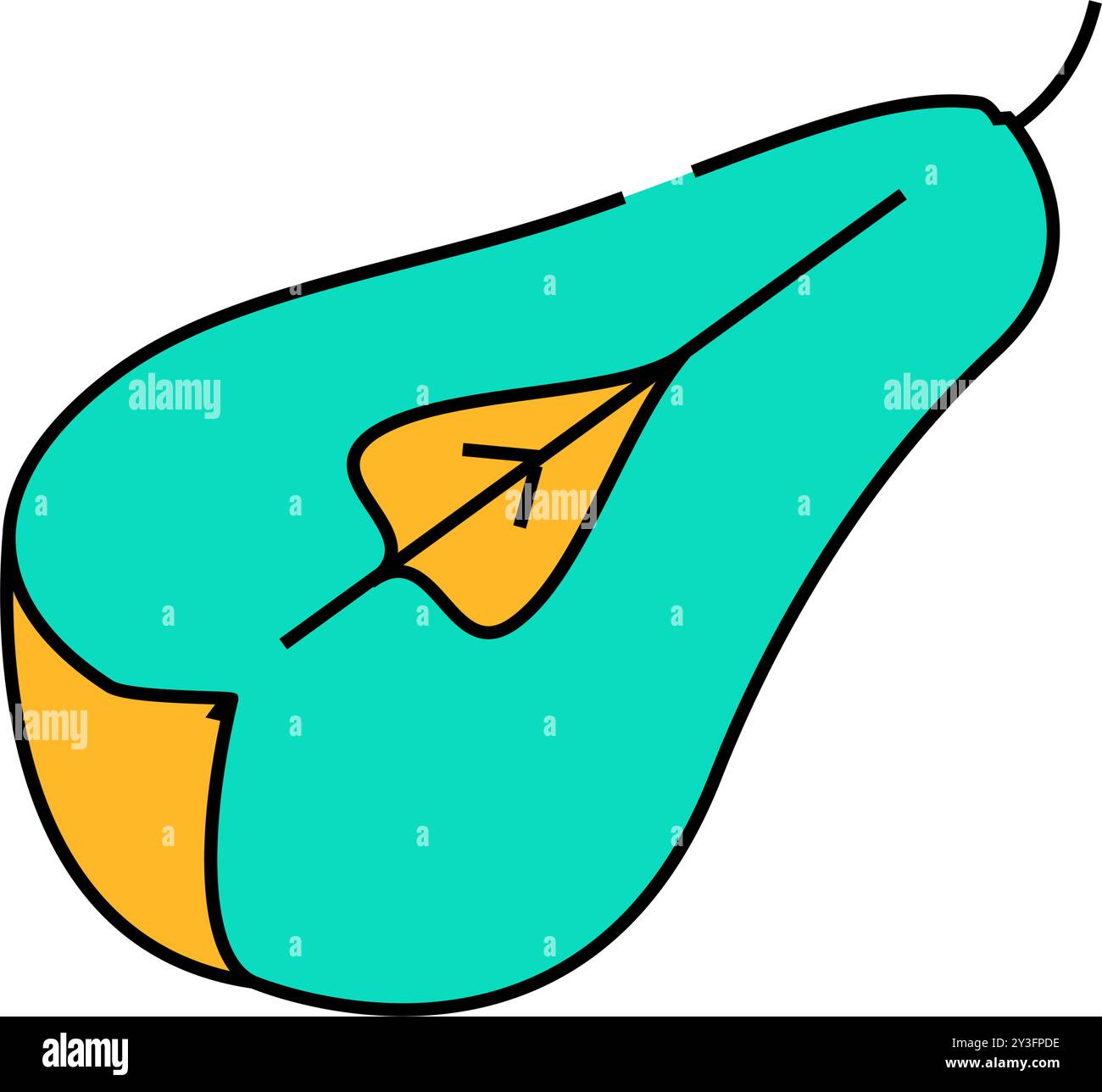 cut pear icon color illustration Stock Vector Image & Art - Alamy
