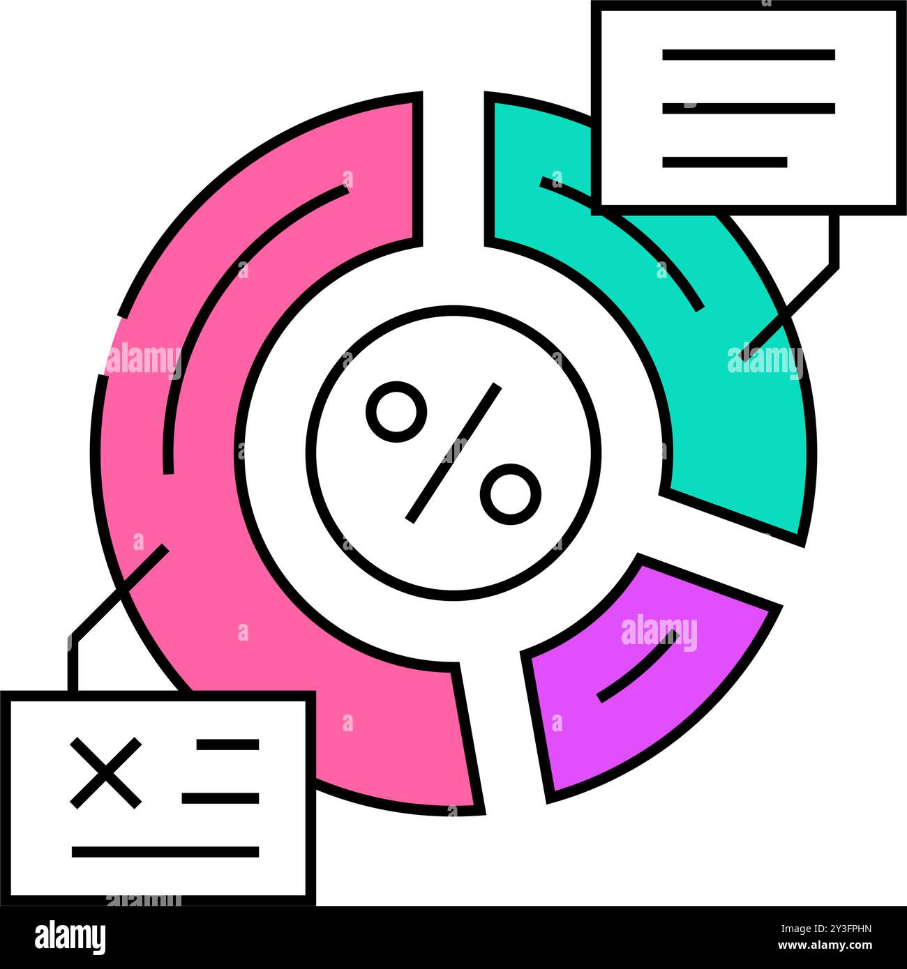 resource allocation business process icon color illustration Stock Vector Image & Art - Alamy