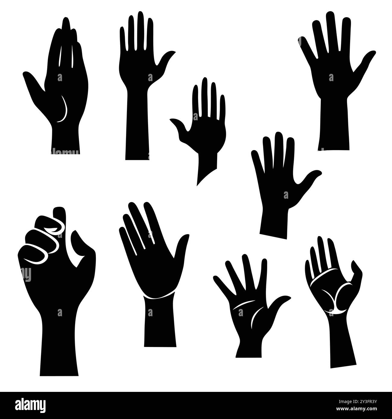 Hand gestures for communication hi-res stock photography and images - Alamy