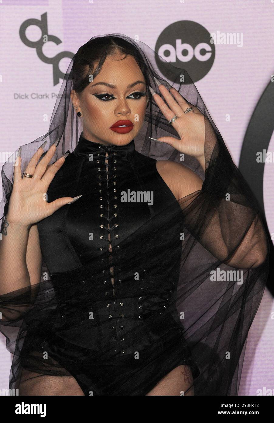 Latto at the 2022 American Music Awards held at the Microsoft Theater ...