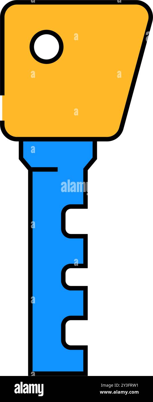 Watch key color icon Stock Vector Images - Alamy