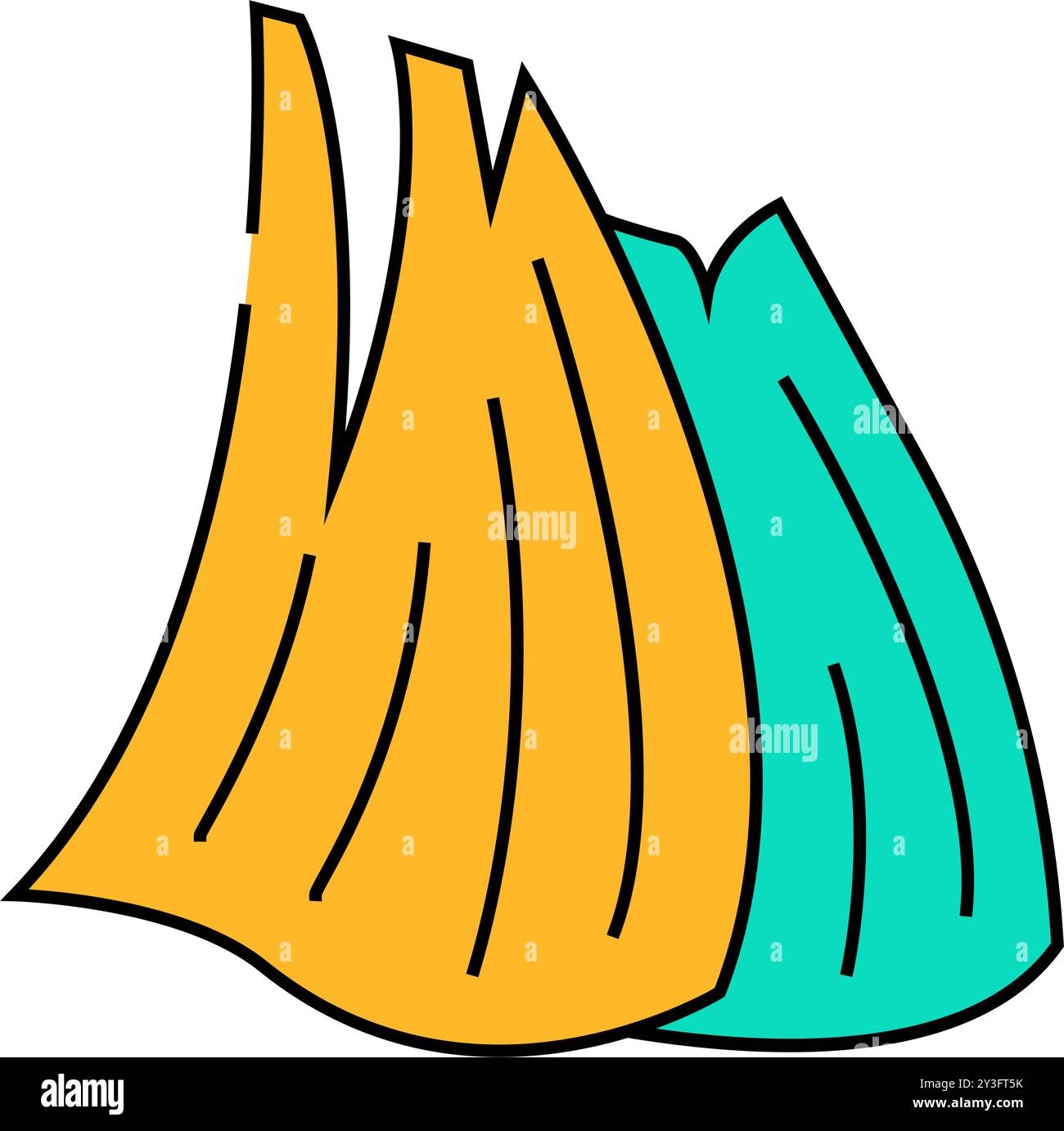 corn husks icon color illustration Stock Vector Image & Art - Alamy