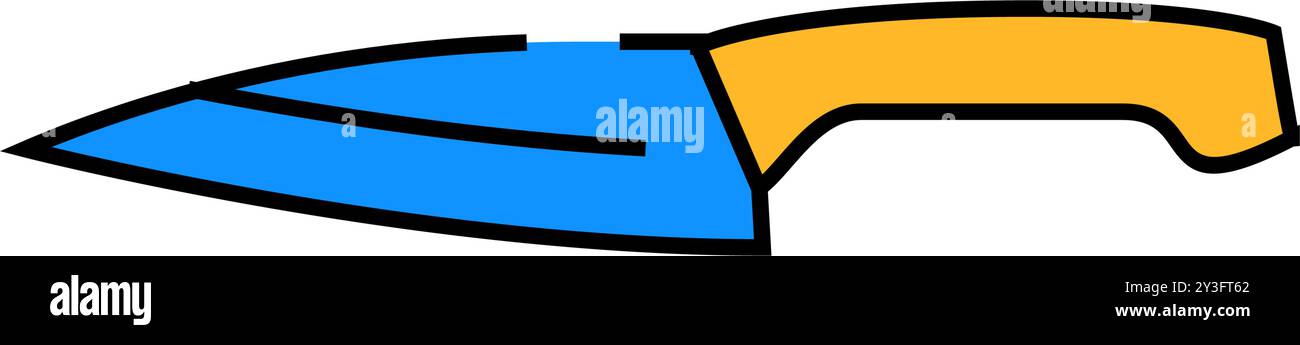 utility knife icon color illustration Stock Vector Image & Art - Alamy