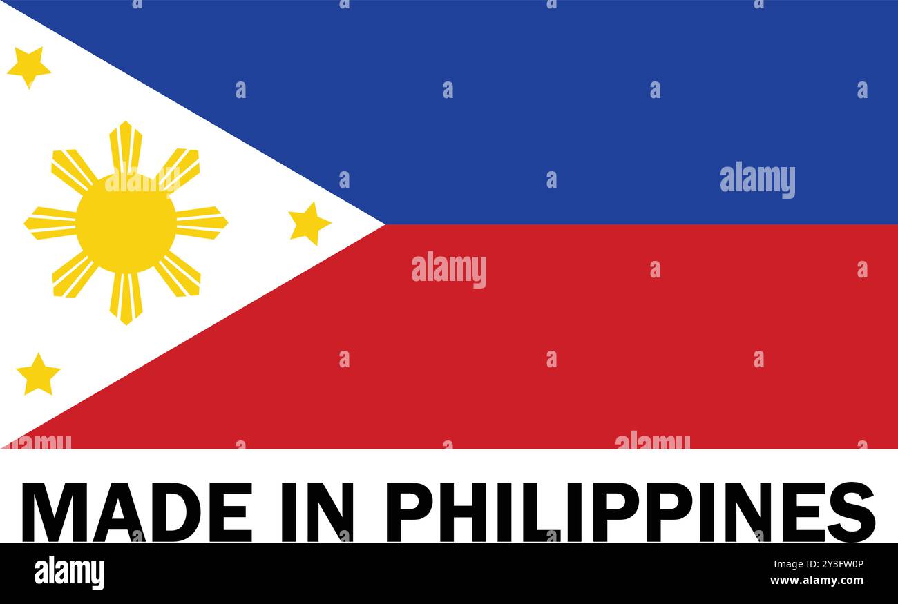 Made in Philippines, Make in Philippines, Manufacture sign, product ...