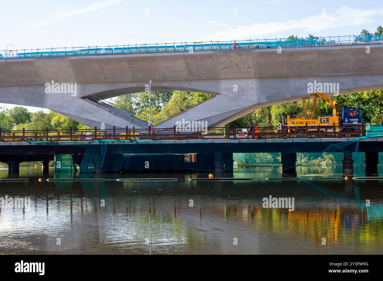 Harefield, UK. 13th September, 2024. The HS2 High Speed Rail Colne ...
