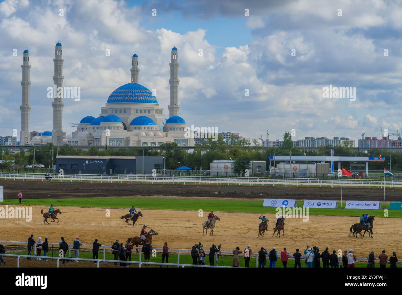 The stadium for kokpar (kok boru) sport competition during the World ...