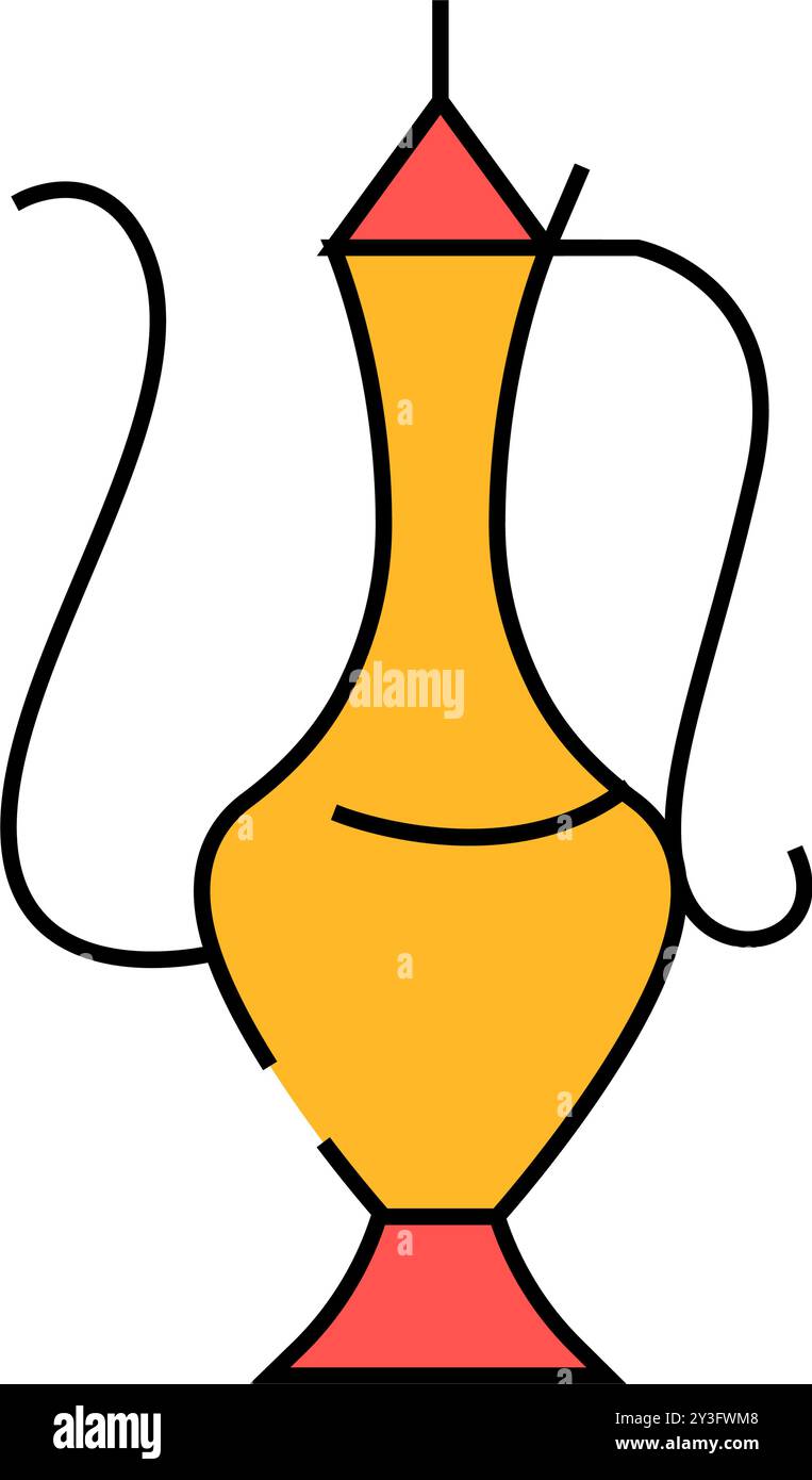 arabian pot icon color illustration Stock Vector Image & Art - Alamy