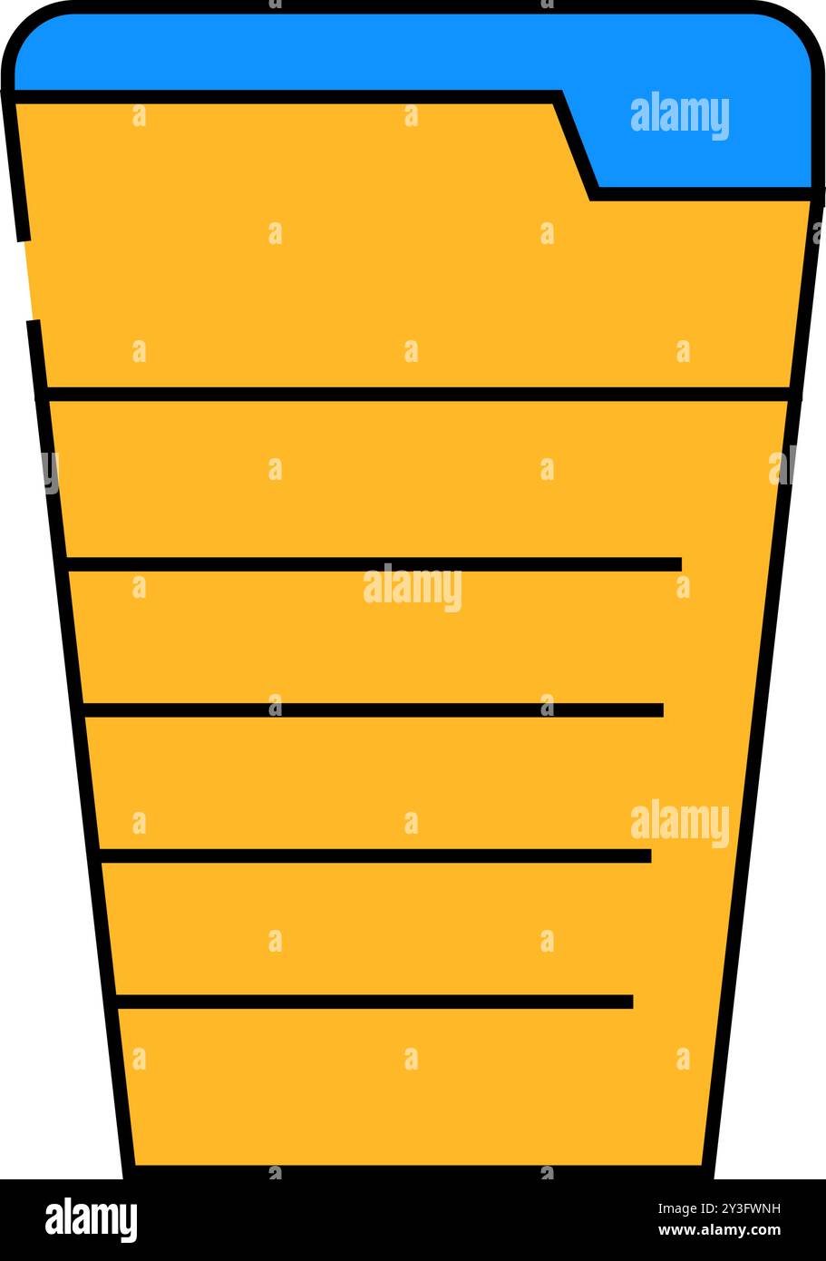 folding cup icon color illustration Stock Vector Image & Art - Alamy