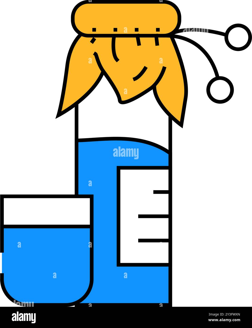 kefir milk product icon color illustration Stock Vector Image & Art - Alamy