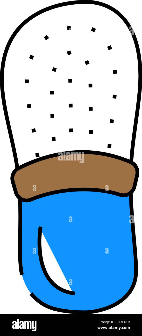 beach slippers icon color illustration Stock Vector Image & Art - Alamy