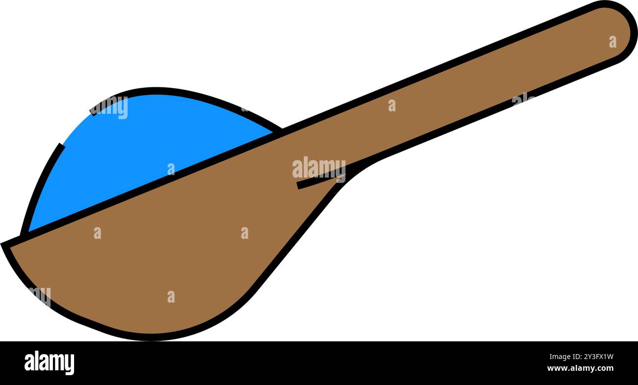 Wooden spoon bowl himalayan Cut Out Stock Images & Pictures - Alamy