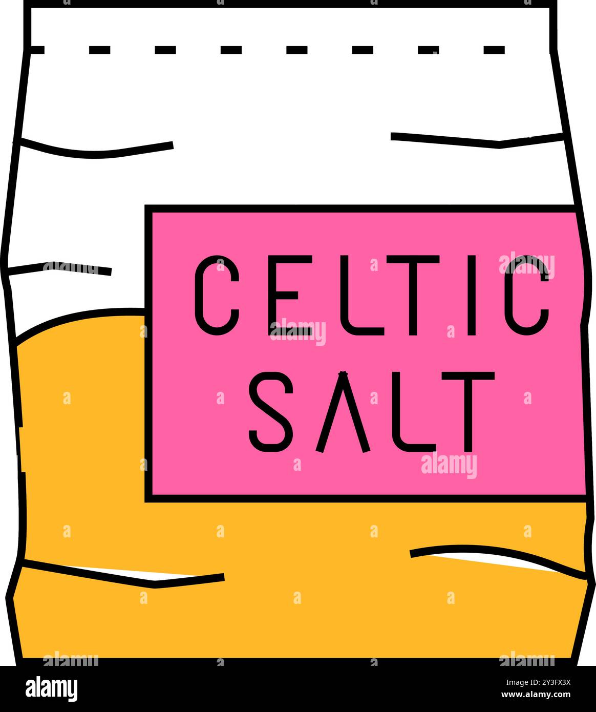 celtic sea salt icon color illustration Stock Vector Image & Art - Alamy