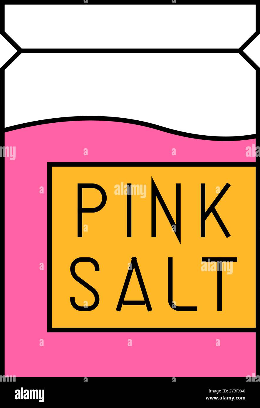 himalayan pink salt icon color illustration Stock Vector Image & Art ...