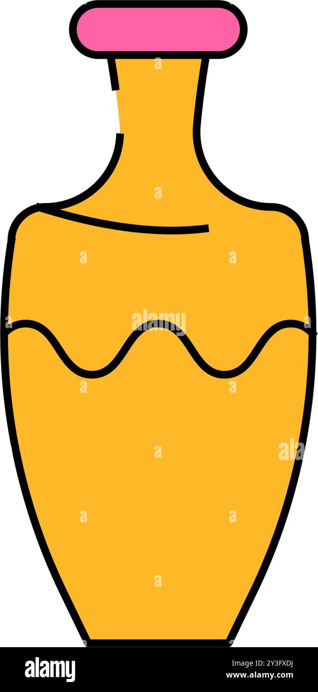 vase clay crockery icon color illustration Stock Vector Image & Art - Alamy