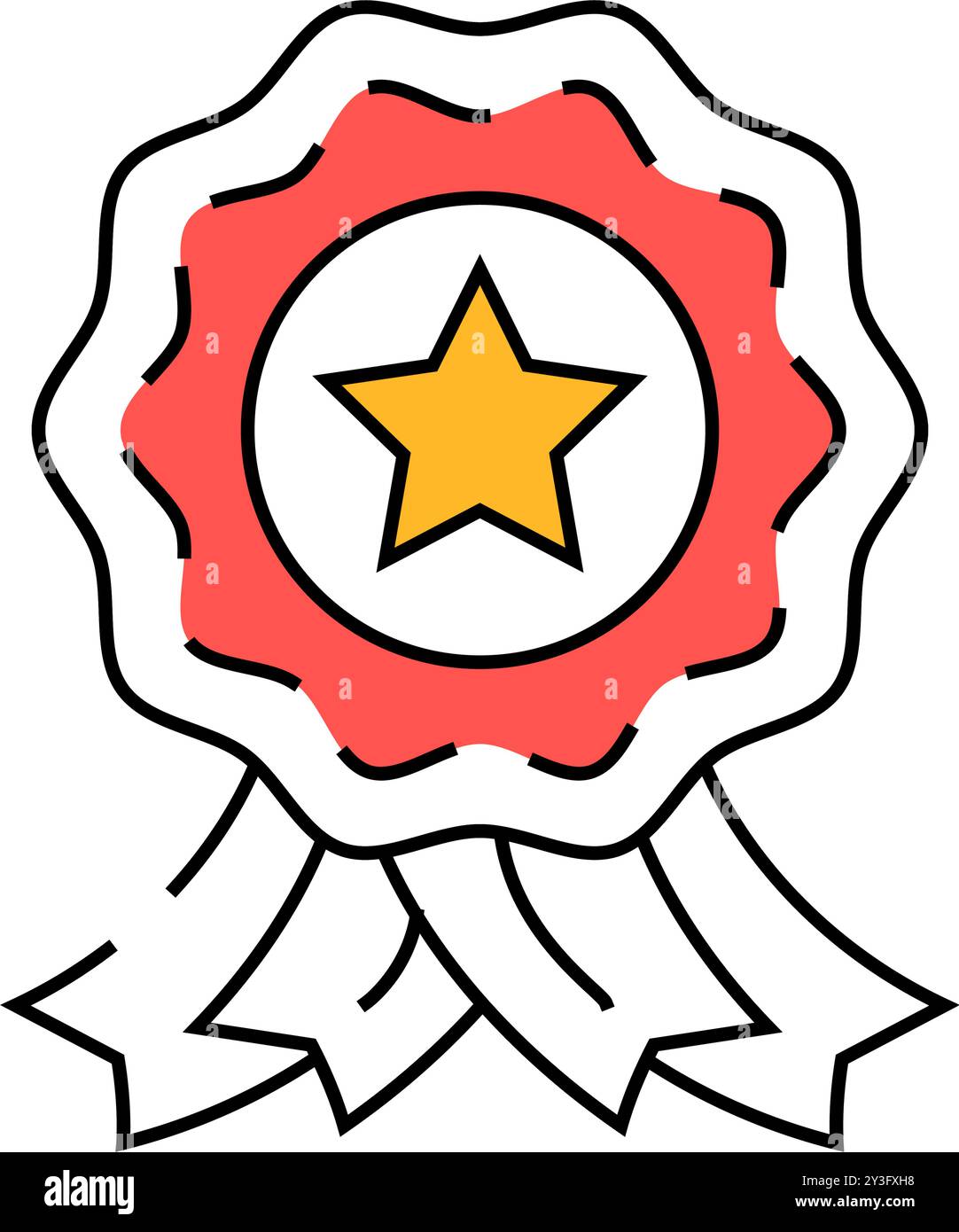 reliable business ethics icon color illustration Stock Vector Image ...