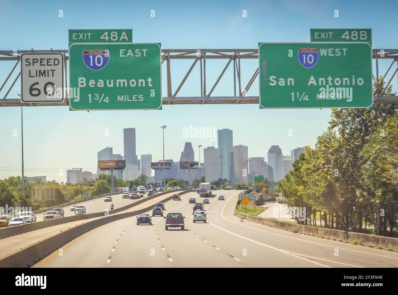 Interstate 10 sign hi-res stock photography and images - Alamy