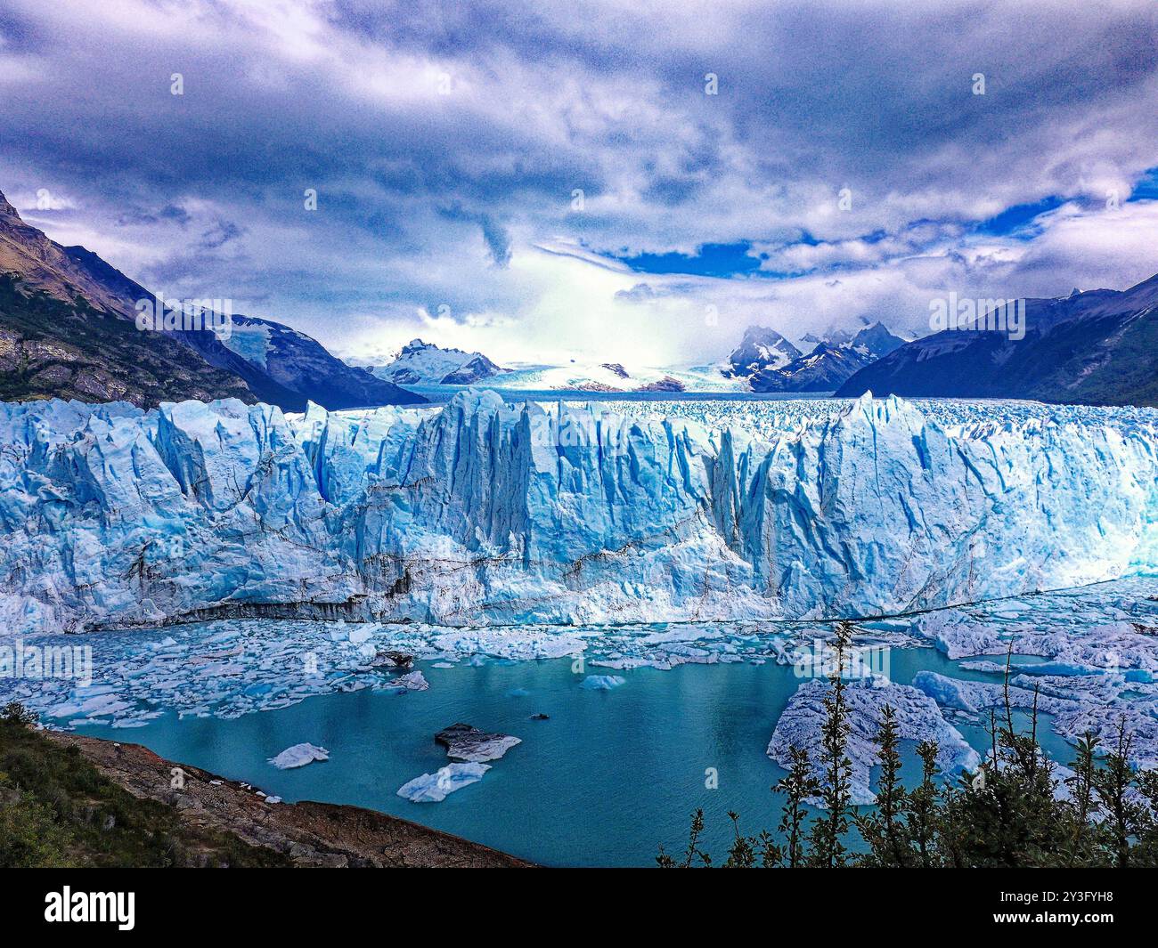 The spectacular Perito Moreno Glacier near El Calafate Argentina ...
