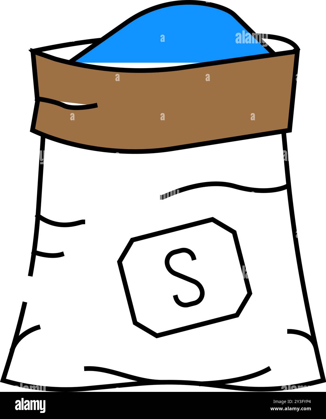 Rock salt bag Stock Vector Images - Alamy