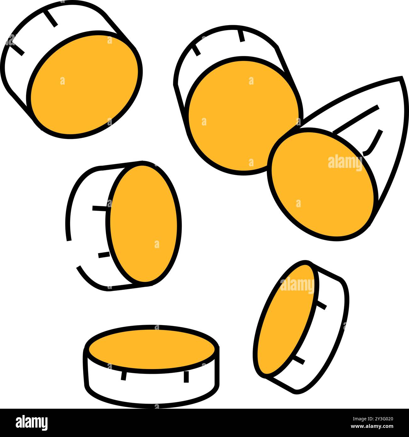 Banana fruit slices in Stock Vector Images - Alamy