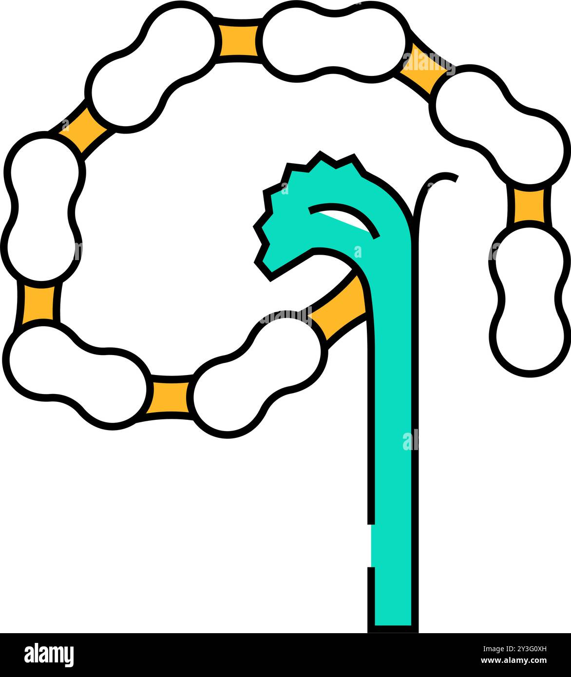 chain wrench icon color illustration Stock Vector Image & Art - Alamy