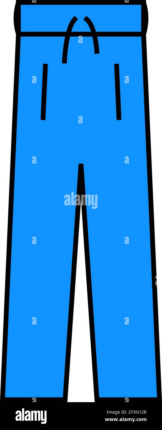 track pants apparel icon color illustration Stock Vector Image & Art ...