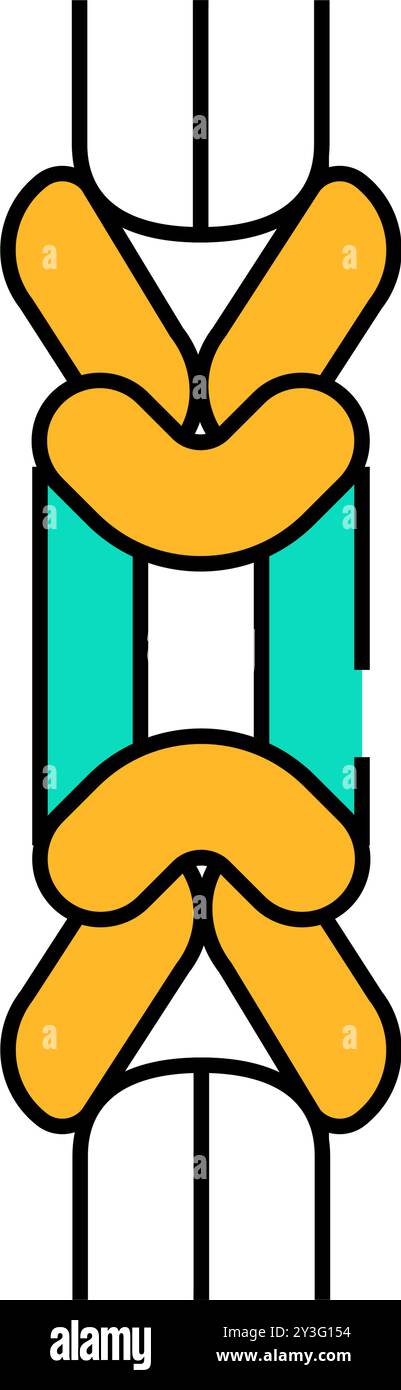 byzantine chain icon color illustration Stock Vector Image & Art - Alamy