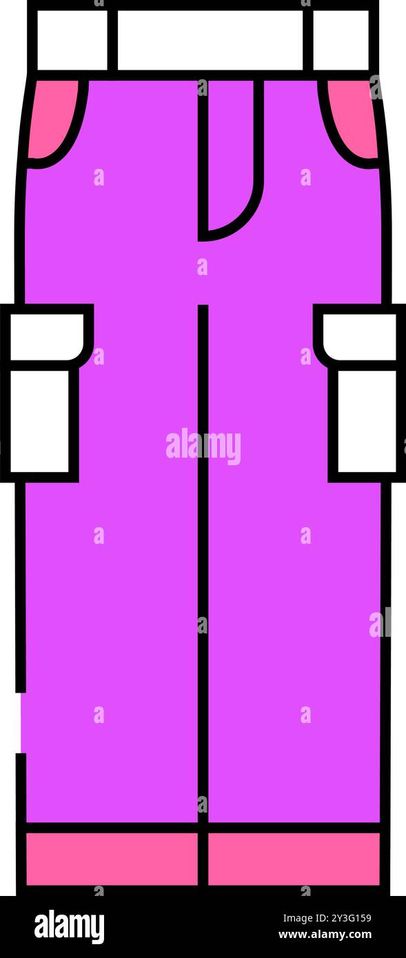 Cargo pants drawing Stock Vector Images - Alamy