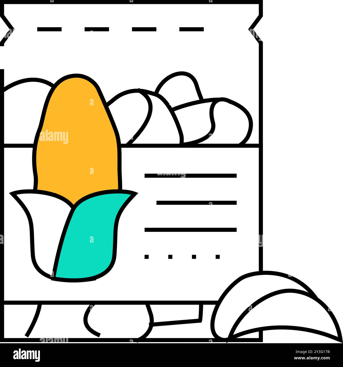 Maize chips Stock Vector Images - Alamy