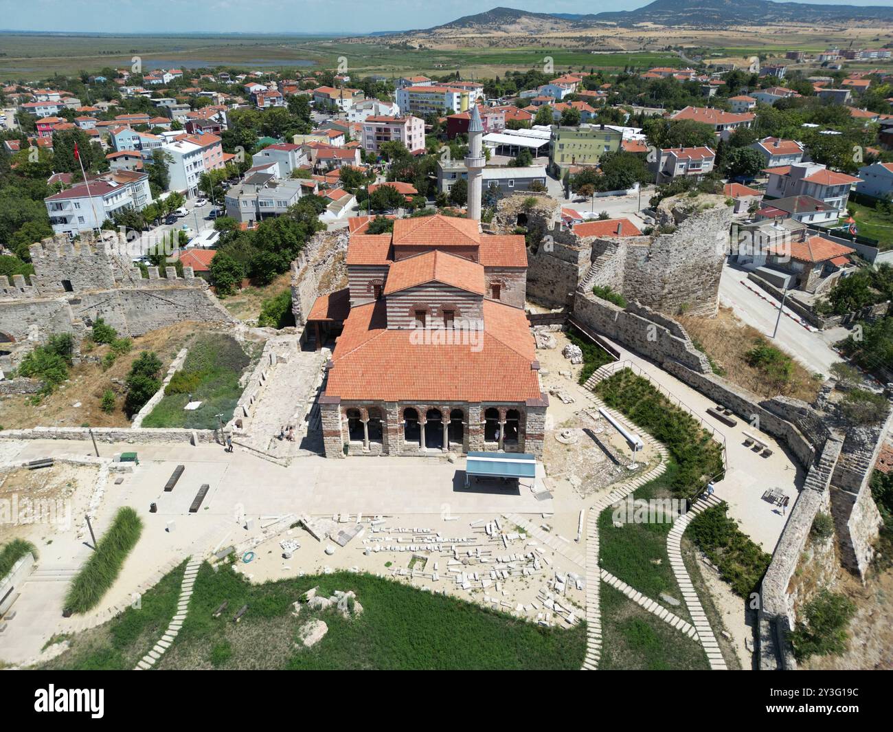 Enez Town, located in Edirne, Turkey, is an ancient ancient settlement ...