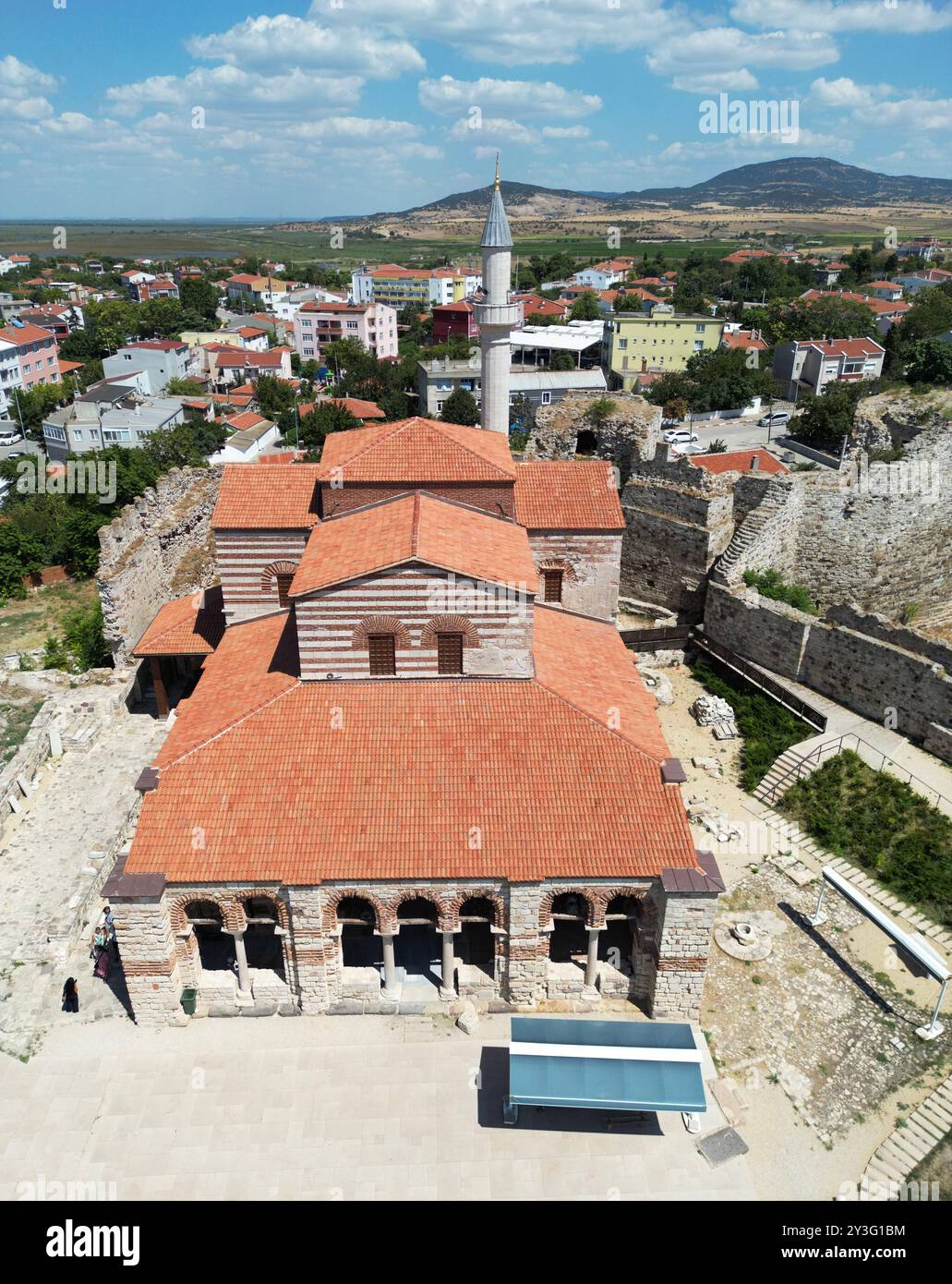 Enez Town, located in Edirne, Turkey, is an ancient ancient settlement ...