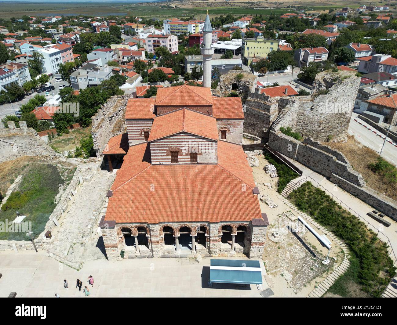 Enez Town, located in Edirne, Turkey, is an ancient ancient settlement ...