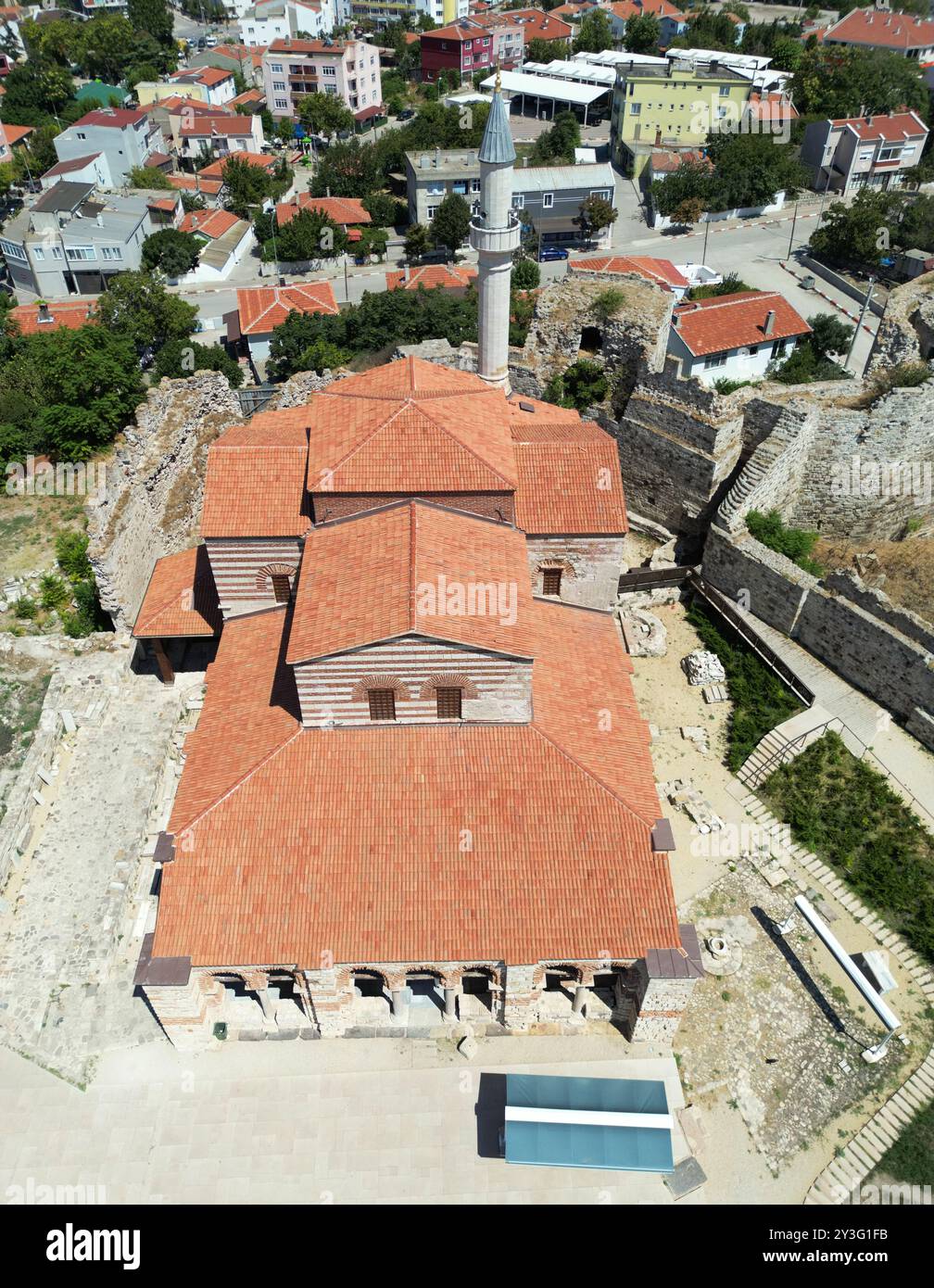 Enez Town, located in Edirne, Turkey, is an ancient ancient settlement ...