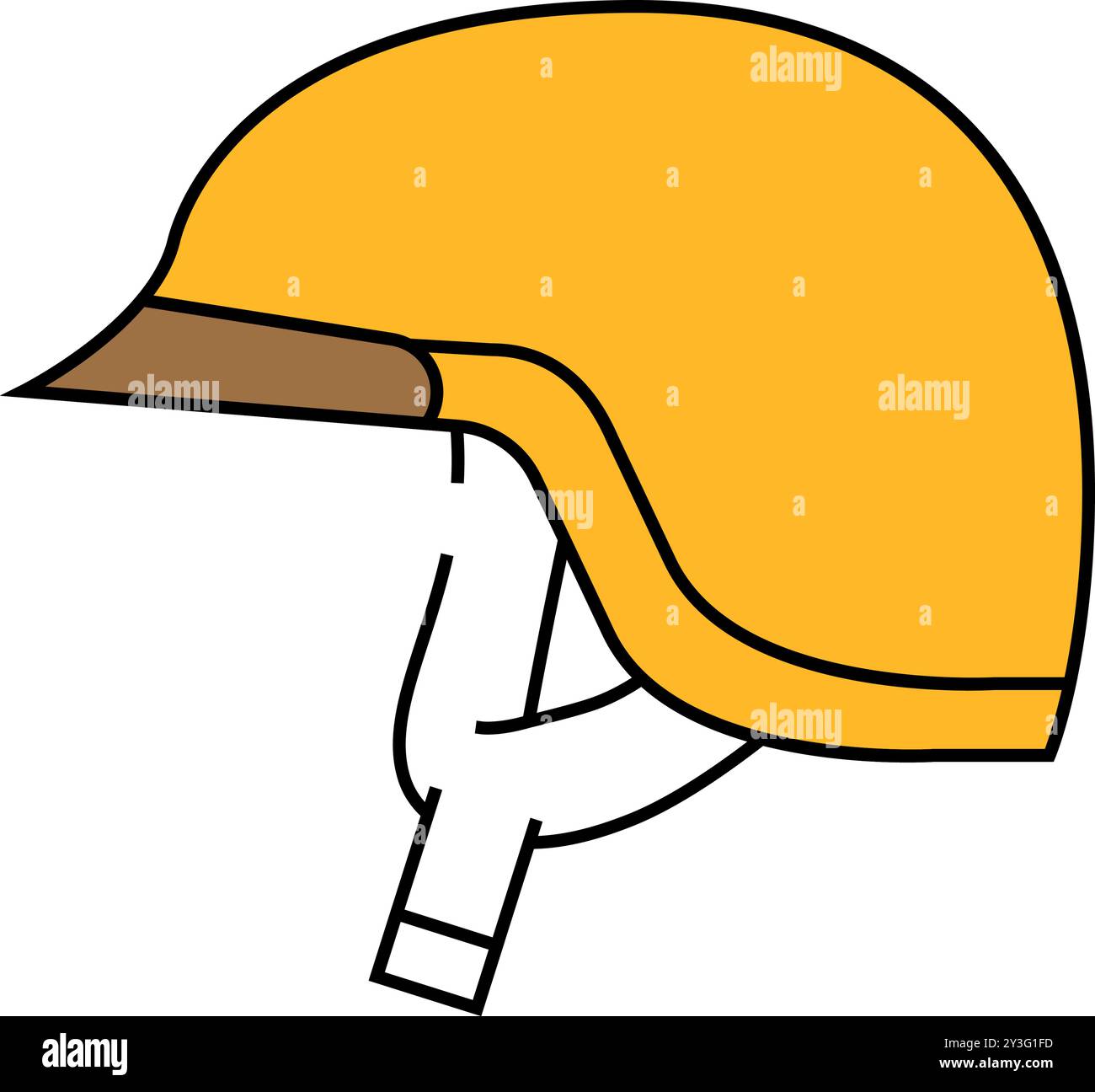 half helmet motorcycle icon color illustration Stock Vector Image & Art ...