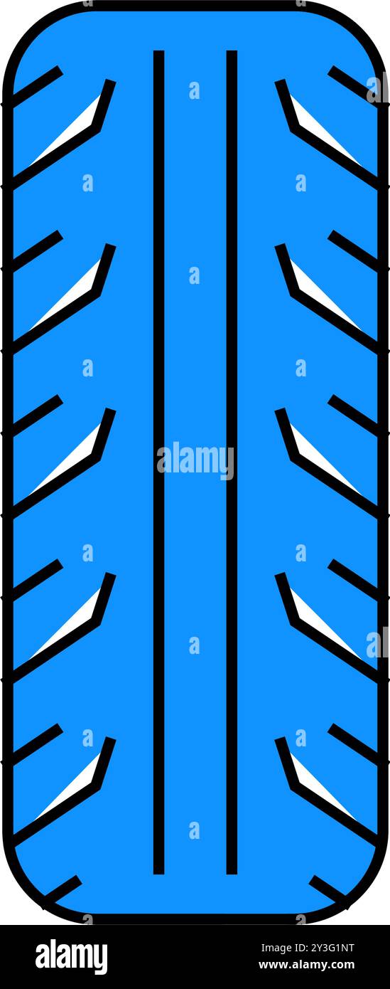 tire motorcycle accessory icon color illustration Stock Vector Image ...