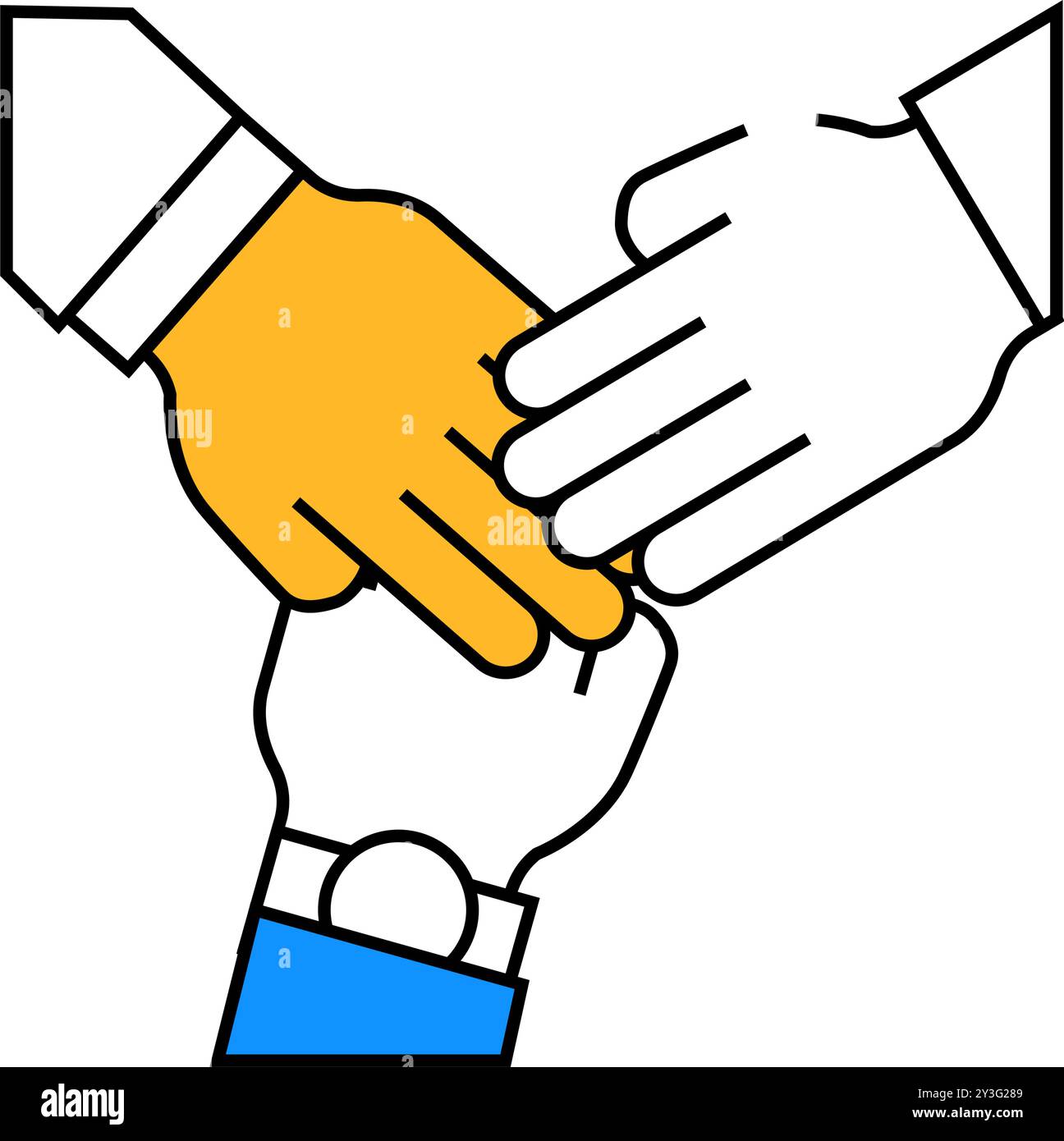 trust business ethics icon color illustration Stock Vector Image & Art ...