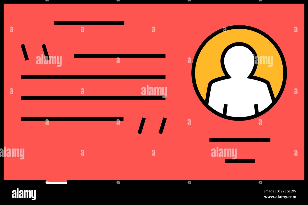 quotation customer testimonial icon color illustration Stock Vector ...