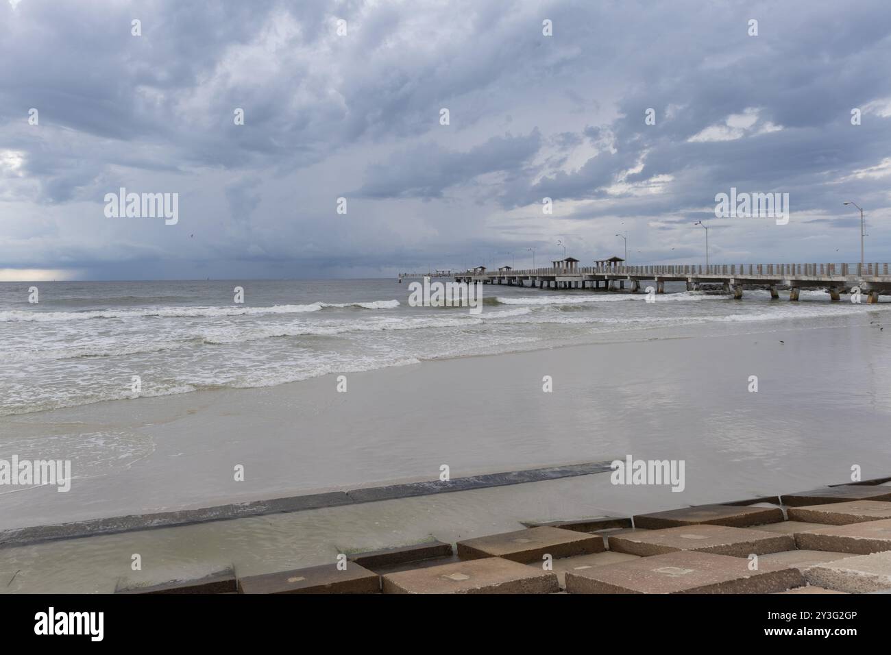 The Historic Sunshine Skyway Bridge Pinellas County Florida viewed at ...