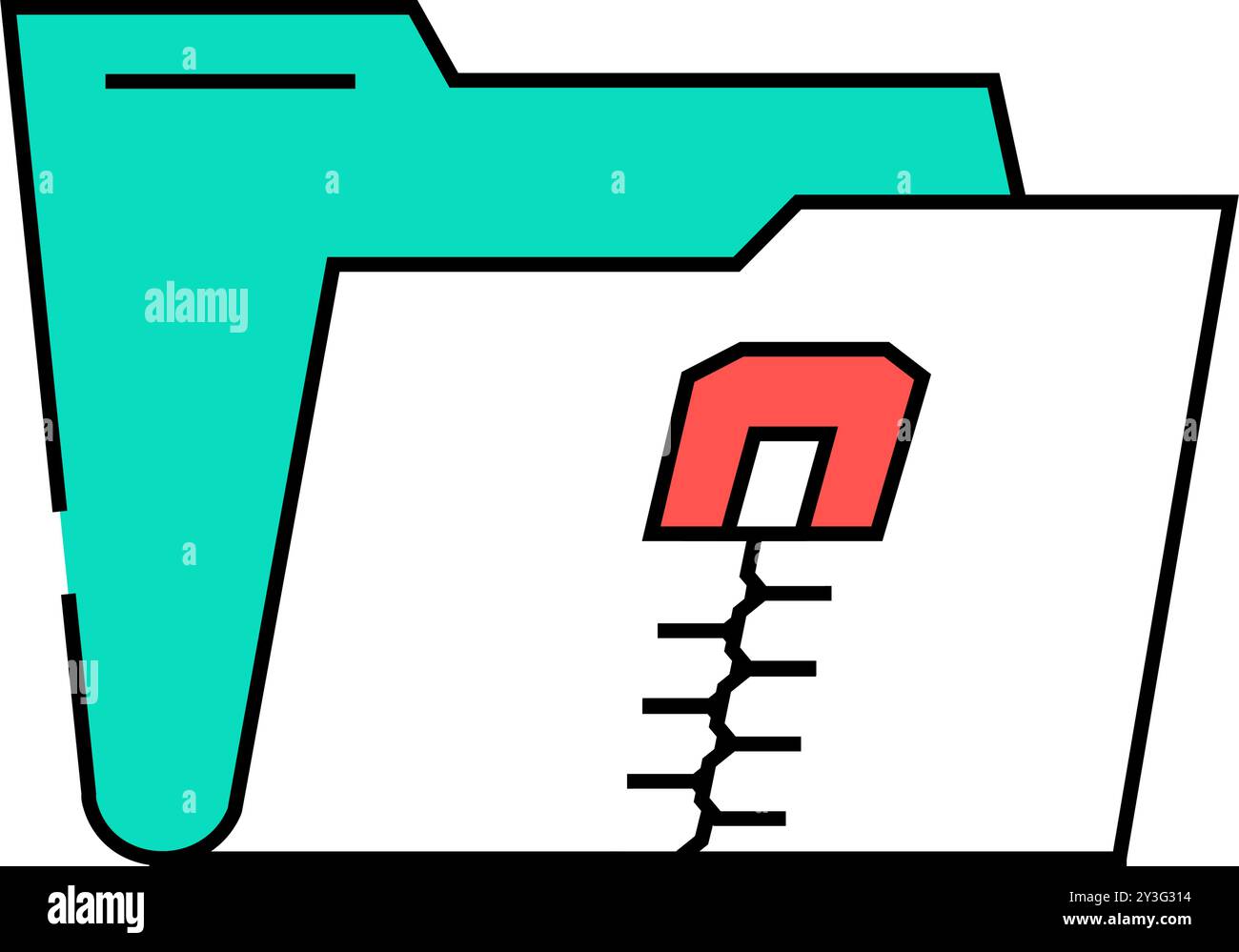 archive folder icon color illustration Stock Vector Image & Art - Alamy