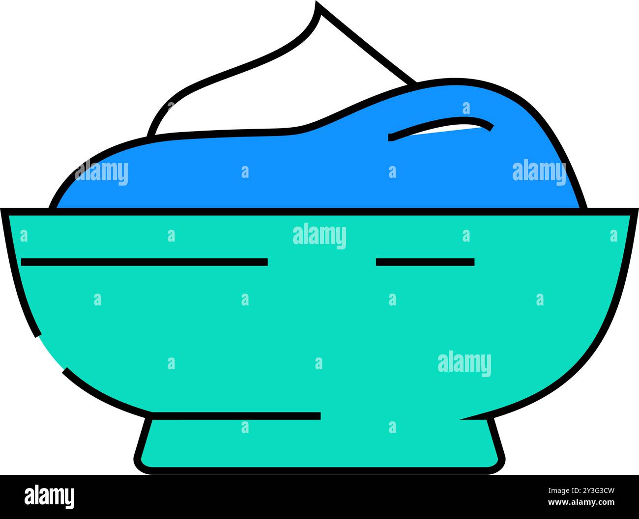 Quark Milk Product Icon Color Illustration Stock Vector Image And Art Alamy