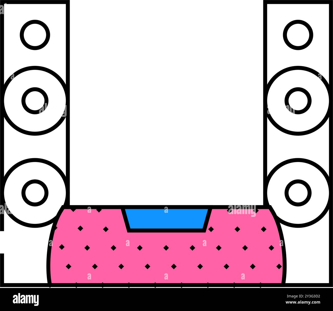 Indoor sound system Stock Vector Images - Alamy