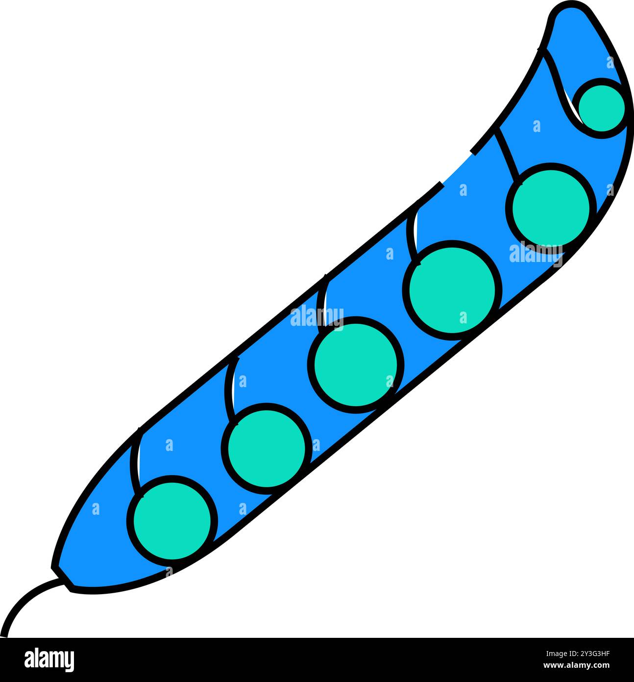 pea plant healthy icon color illustration Stock Vector Image & Art - Alamy