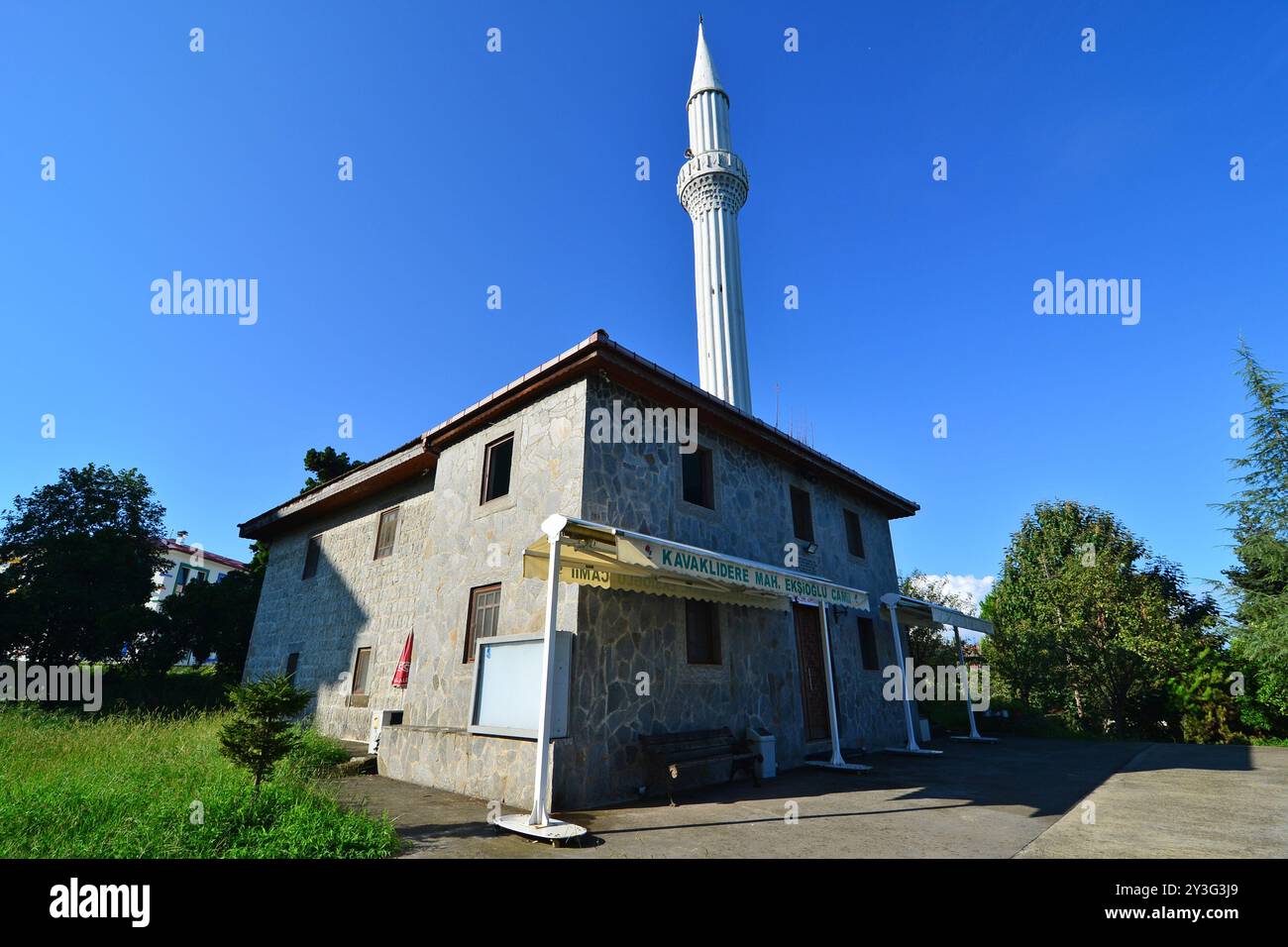 Eksioglu Mosque, located in Ardesen, Rize, Turkey, was built by the ...