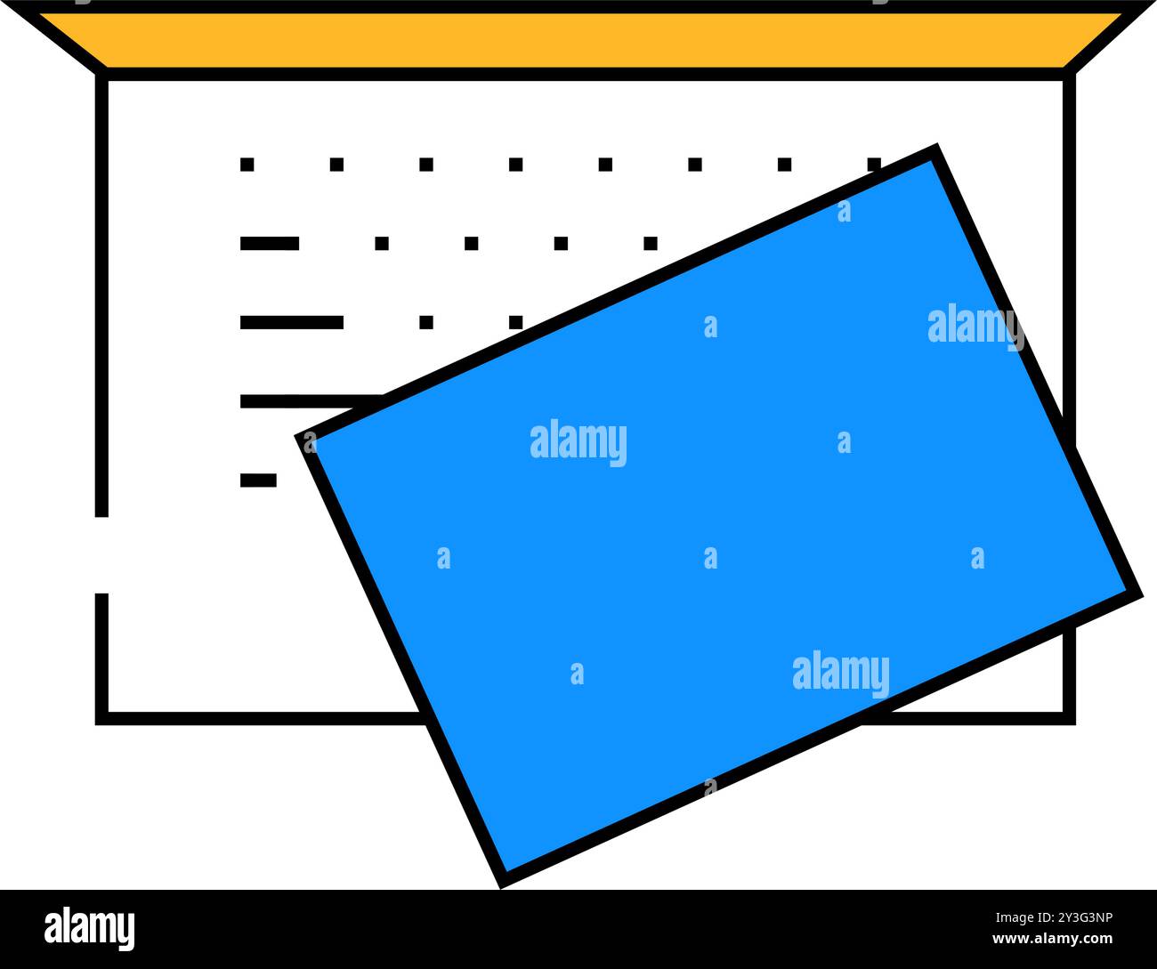 laptop paper document icon color illustration Stock Vector Image & Art ...