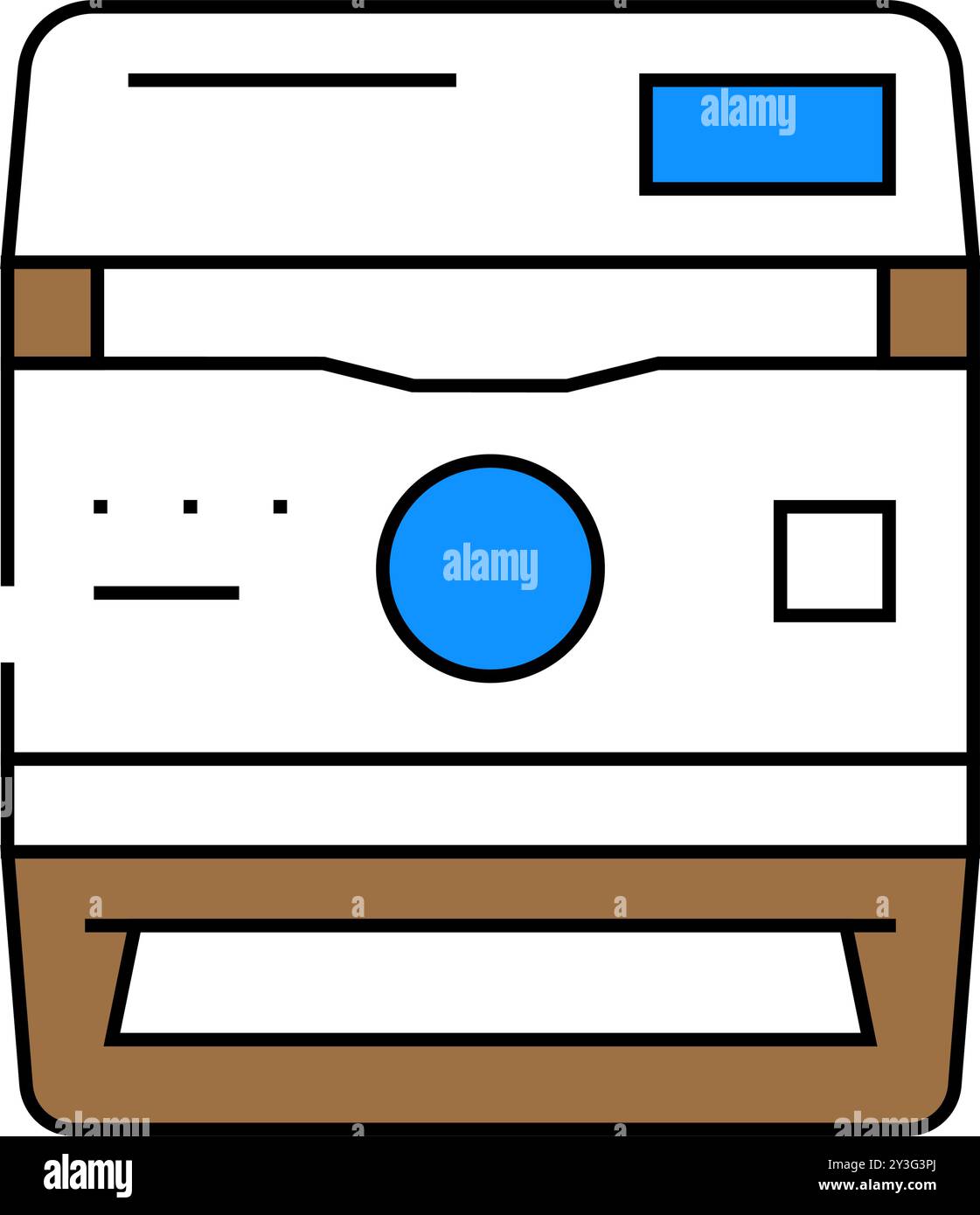 photo camera retro gadget icon color illustration Stock Vector Image ...