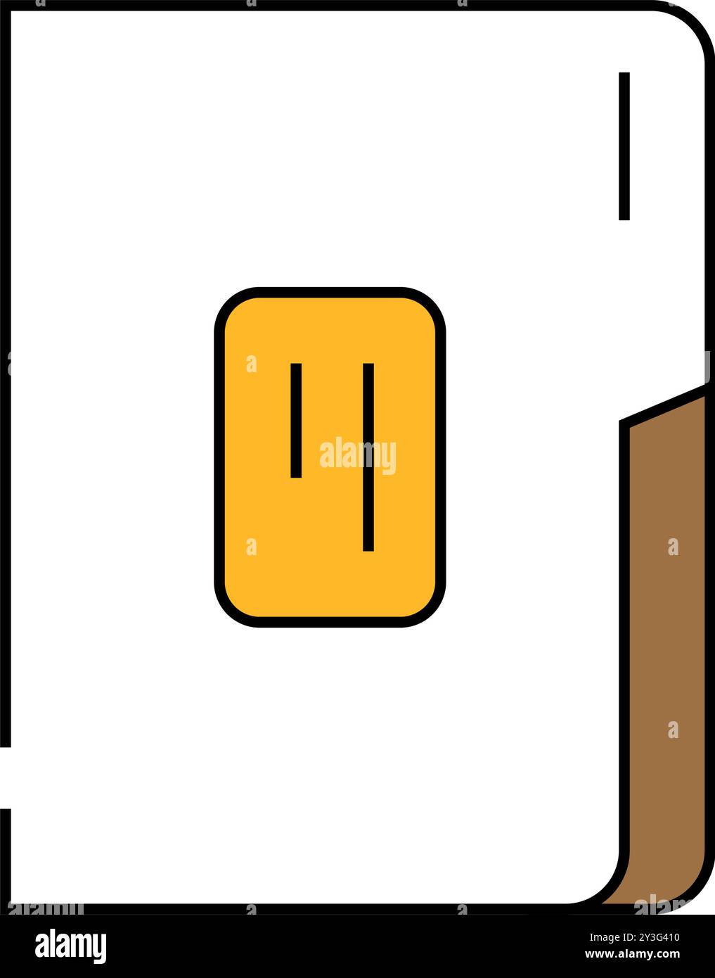 paper folder icon color illustration Stock Vector Image & Art - Alamy