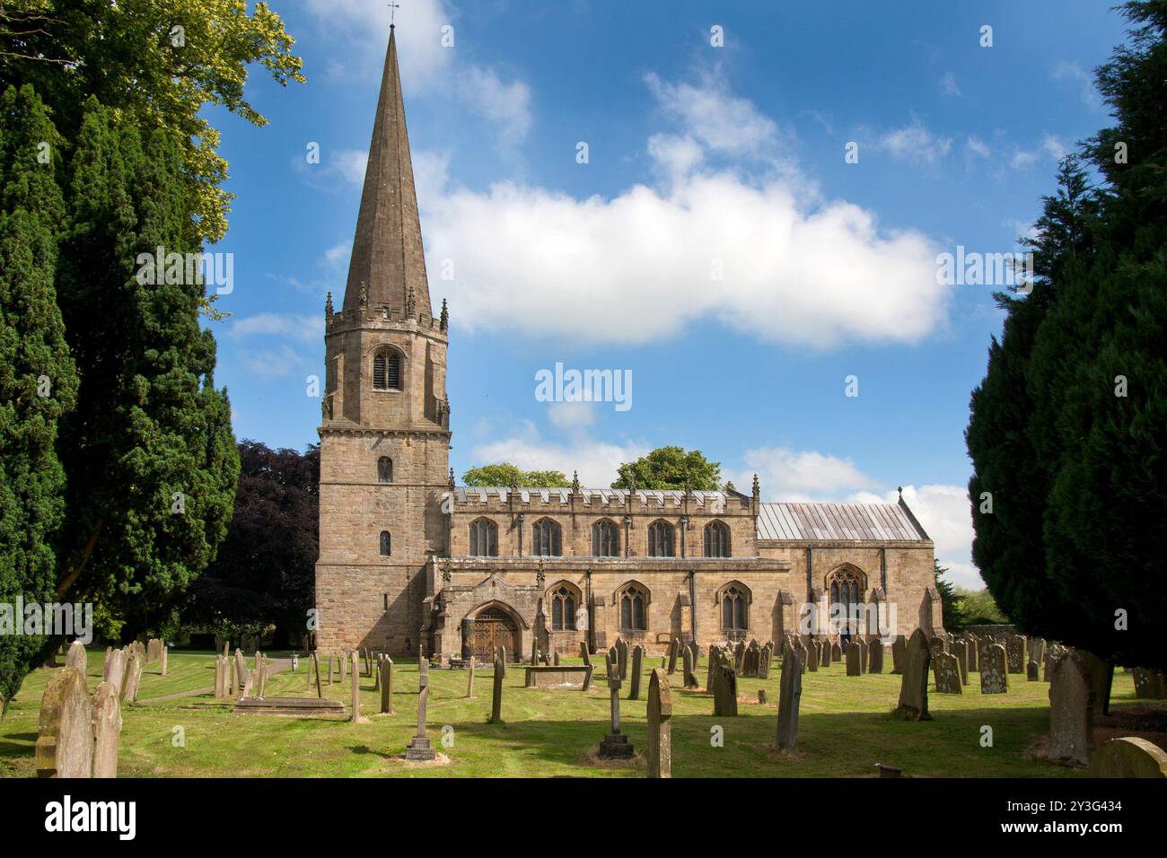 St Mary the Virgin church, Masham nr Leyburn, Wensleydale, N. Yorkshire ...