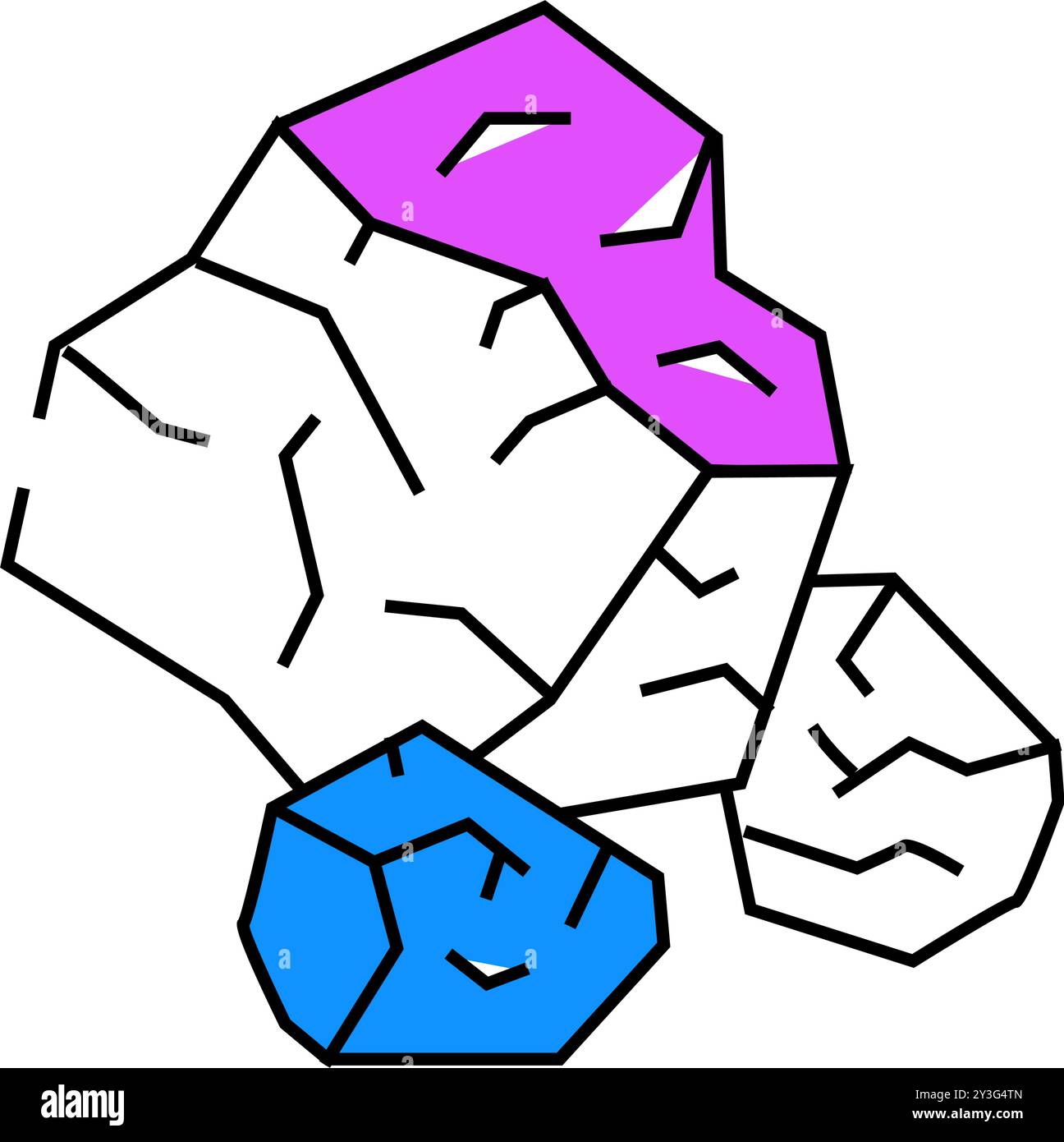 salt crystals icon color illustration Stock Vector Image & Art - Alamy